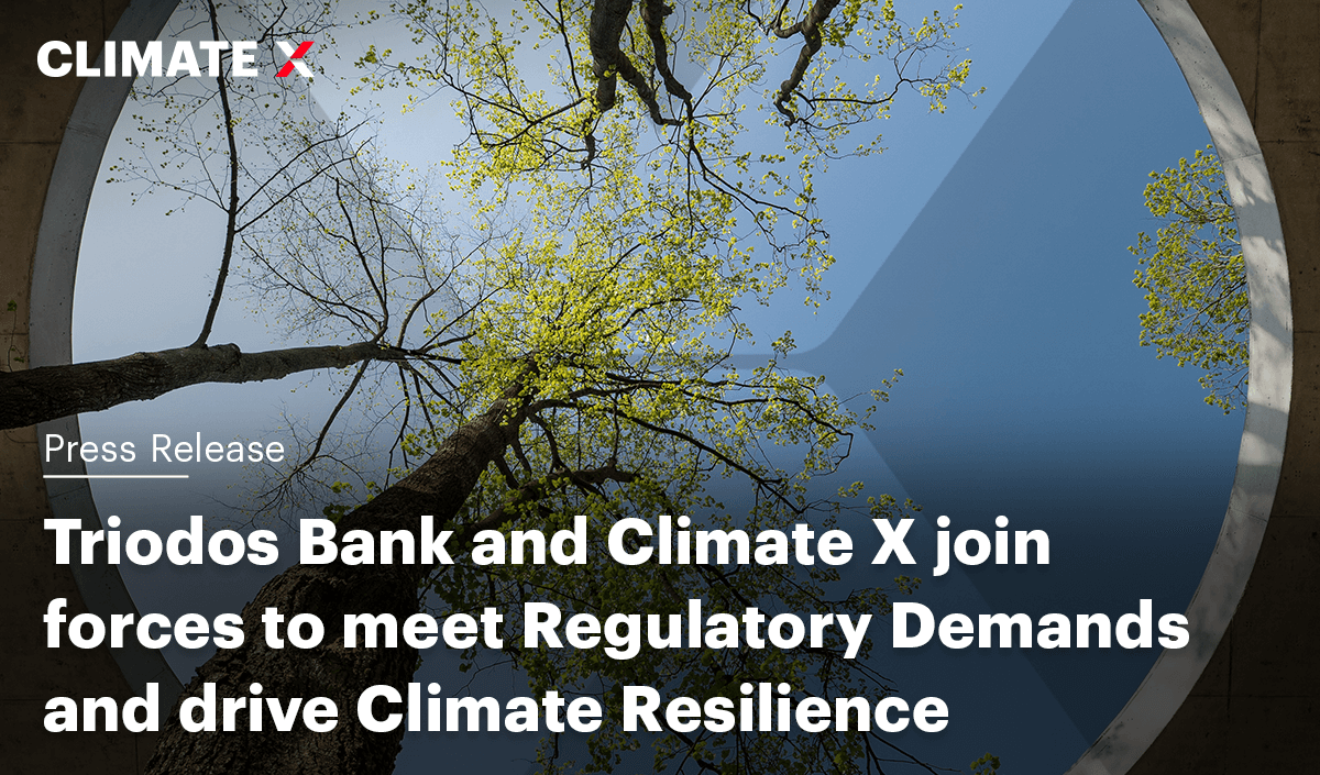 Triodos Bank and Climate X join forces