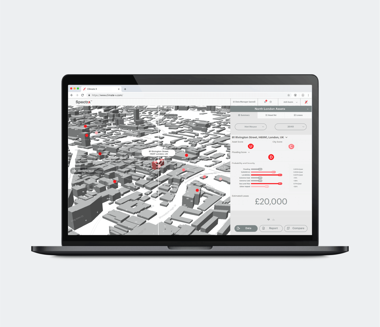Climate Risk Data Analytics with Spectra by Climate X
